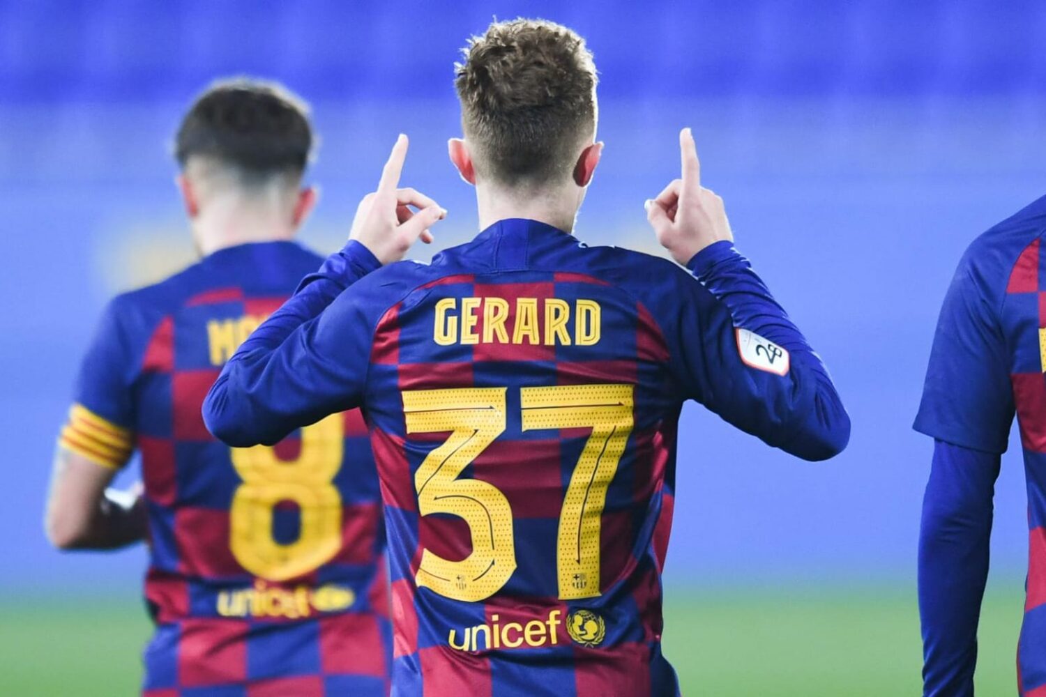 Gerard Fernández debutó con gol en el Barça B | JVSPORTS