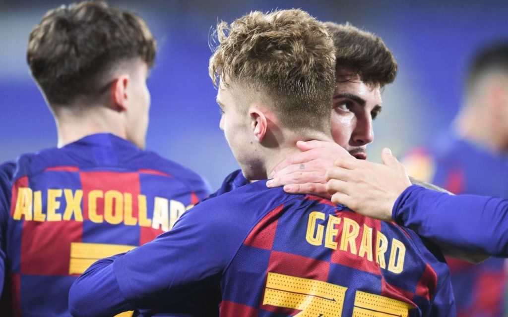 Gerard Fernández debutó con gol en el Barça B | JVSPORTS