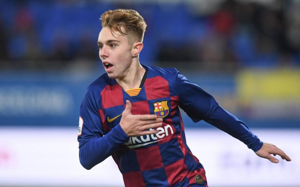 Gerard Fernández debutó con gol en el Barça B | JVSPORTS